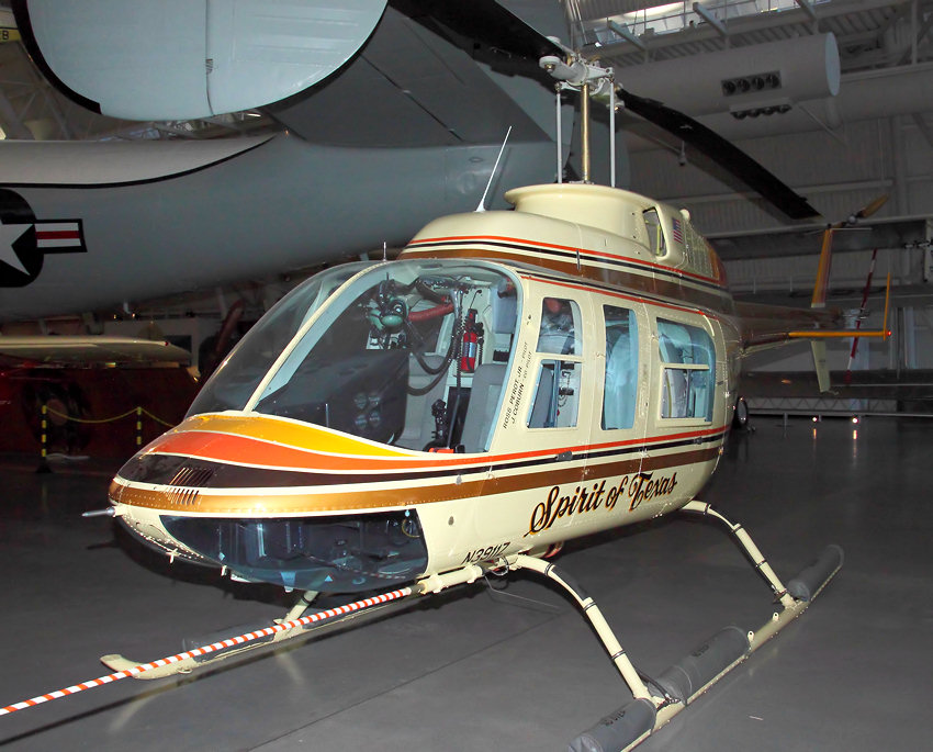 Bell 206 L-1 LongRanger II "Spirit of Texas": Die Maschine flog 1982 ...