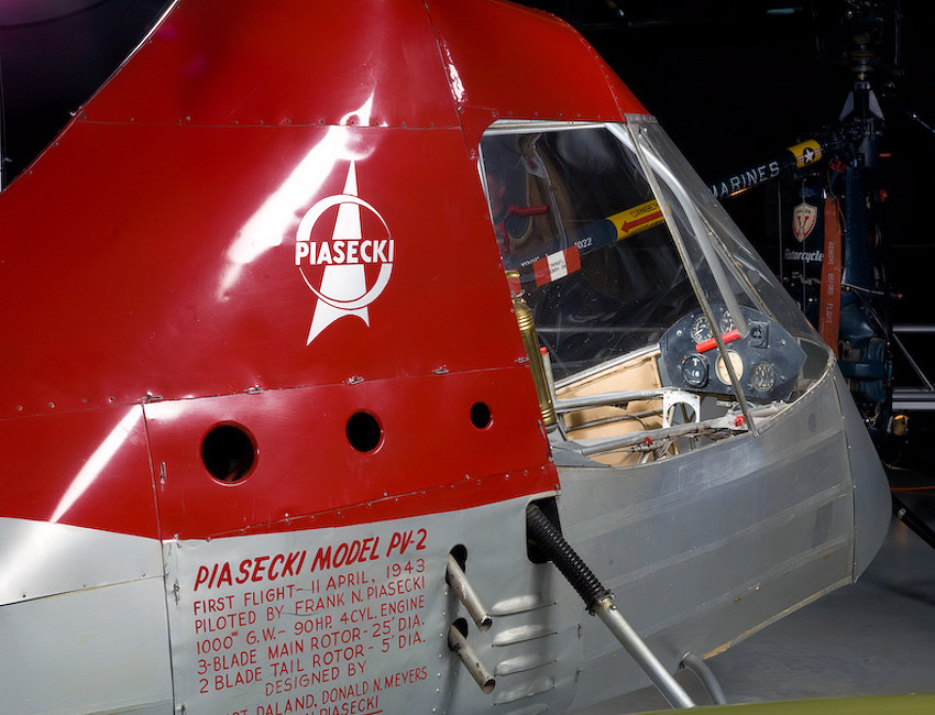 Piasecki PV-2: Dies ist der zweite in den USA zugelassene Hubschrauber ...
