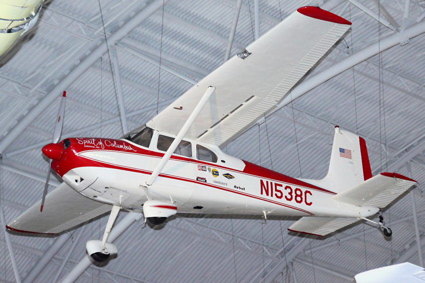 Cessna C-180 Spirit of Columbus: Geraldine Mock flog mit diesem ...
