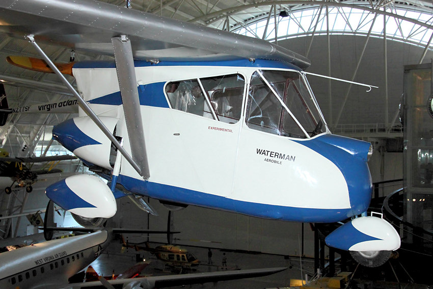 Waterman Aerobile: Flugauto als Nurflügler mit Schubpropeller von 1957