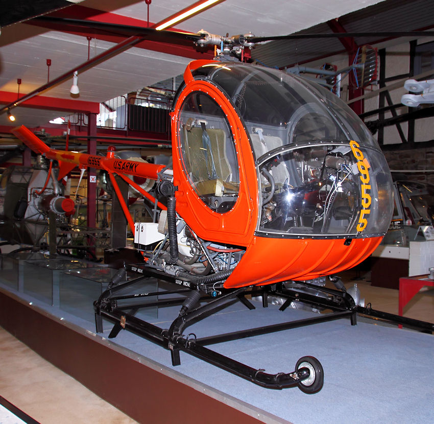 Hughes TH-55 Osage: einfacher und kostengünstiger Hubschrauber von 1968
