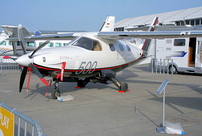 Extra 500 - 1-motoriges Geschäftsflugzeug von "Walter Extra"