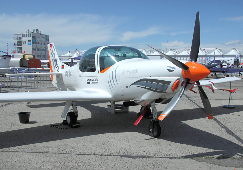 Grob G 120TP: Das Flugzeug ist mit dem Turboprop-Triebwerk 250-B17F von ...
