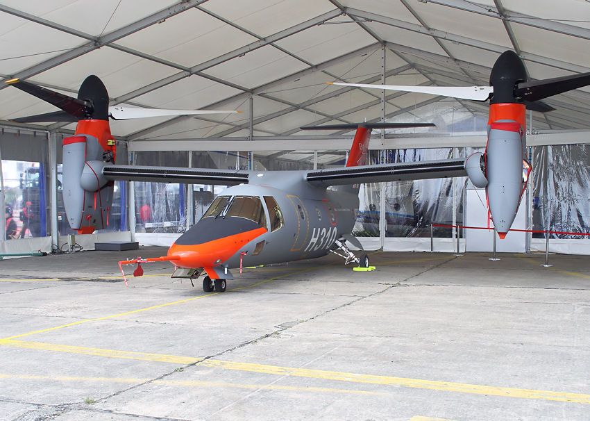 BA-609 Tilt Rotor - senkrecht startendes Flugzeug mit Kipprotor