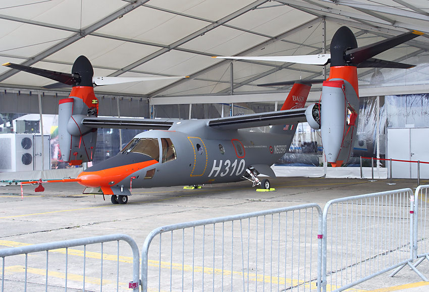 BA-609 Tilt Rotor - senkrecht startendes Flugzeug mit Kipprotor