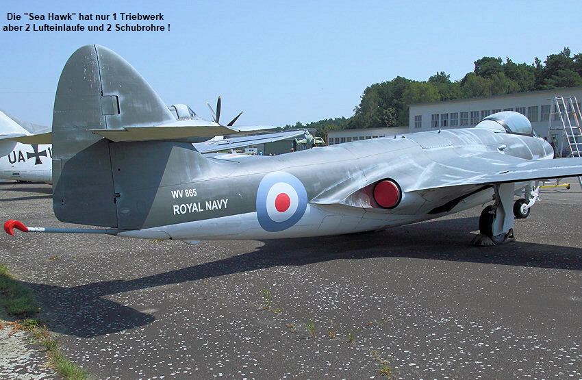 Hawker "Sea Hawk" Mk.4 (Amstrong Whitworth): Seeaufklärer von 1947 als ...