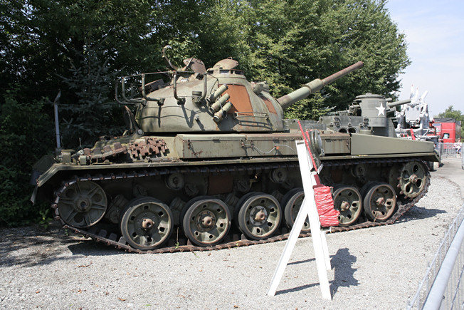Schweizer Kampfpanzer 61 - wurde ab 1964 in die Schweizer Armee eingeführt
