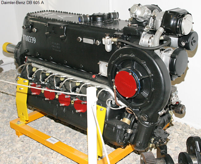 Daimler-Benz DB 605 - einer der meistgebauten deutschen Kolbenflugmotore