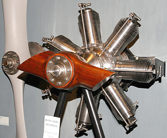 Thulin K - 7-Zylinder Umlaufmotor von 1918