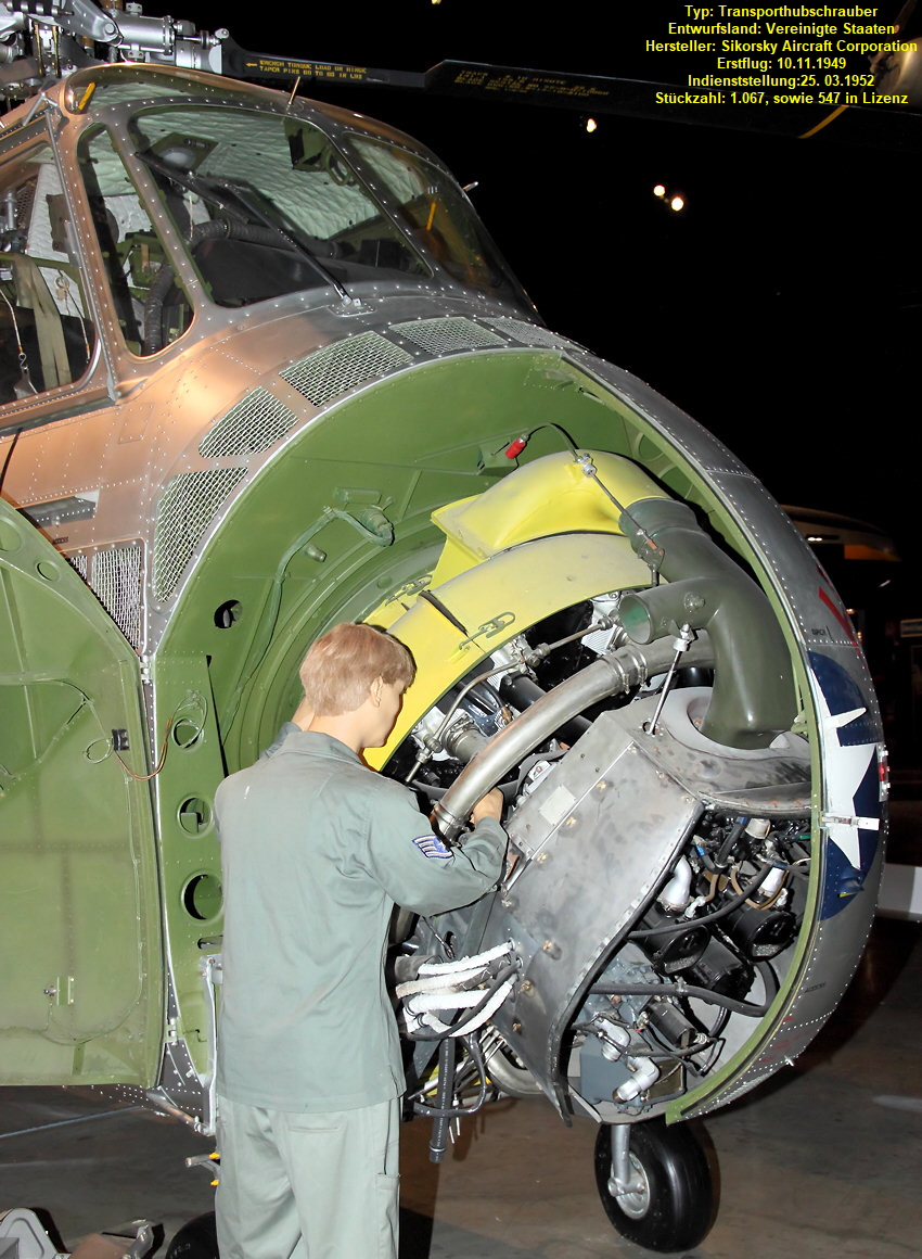 Sikorsky UH-19B Chickasaw: Version der Sikorsky S-55 für die U.S. Air Force